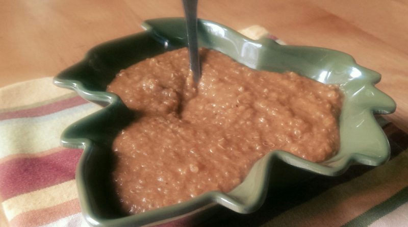 Pumpkin Pie Fauxt-meal (Grain-free Hot Cereal) - Paula Carper | Noble ...